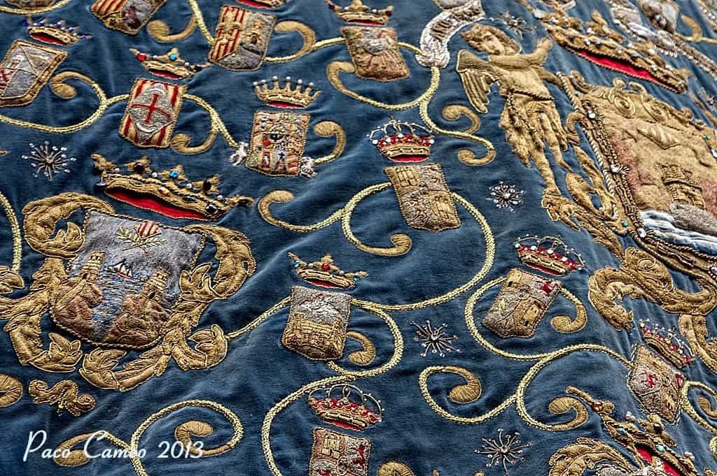 Manto de La Verónica "detalle" - Enamorados de Alicante